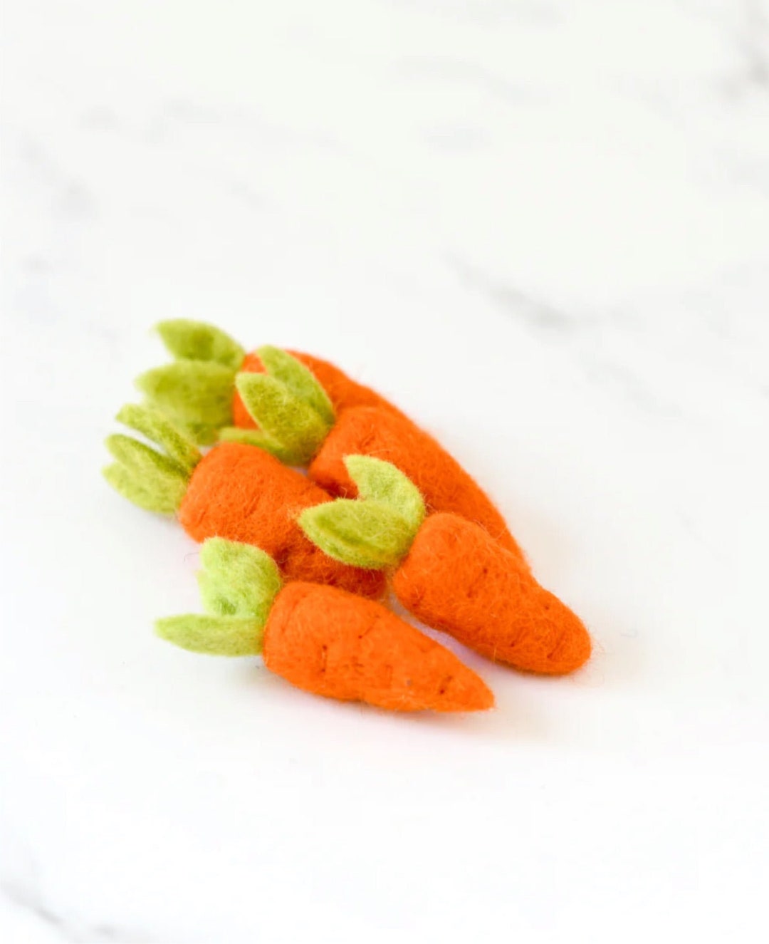Wool Felt Little Carrot, Felted Carrot, Felt Vegetable, Felt Small ...
