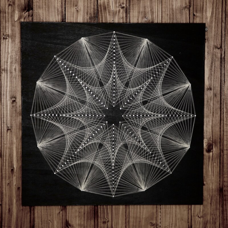 Abstract String Art - Etsy