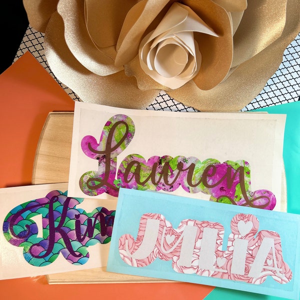 Layered Vinyl Decal - Etsy