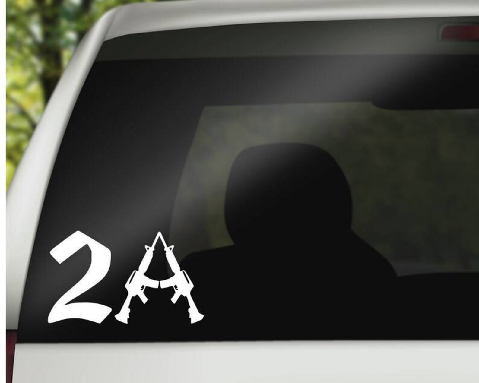 2A decal second amendment decal 2A vinyl decal for car or | Etsy
