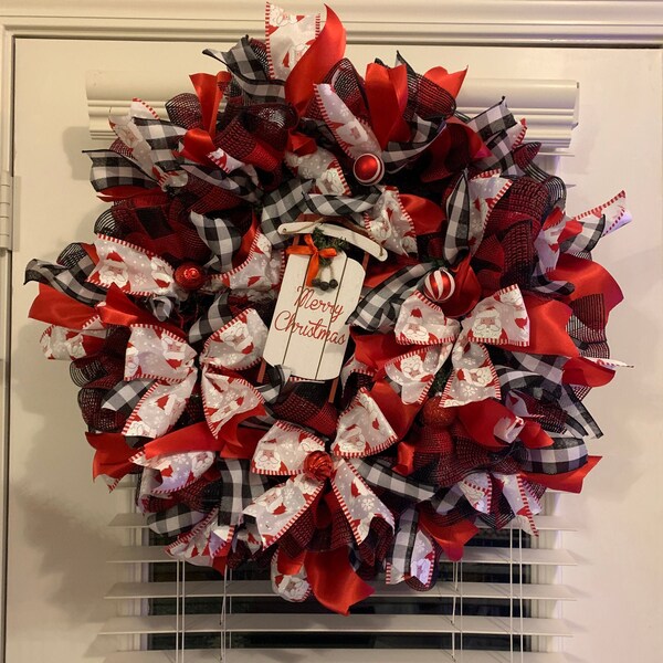 Christmas Door Reef - Etsy