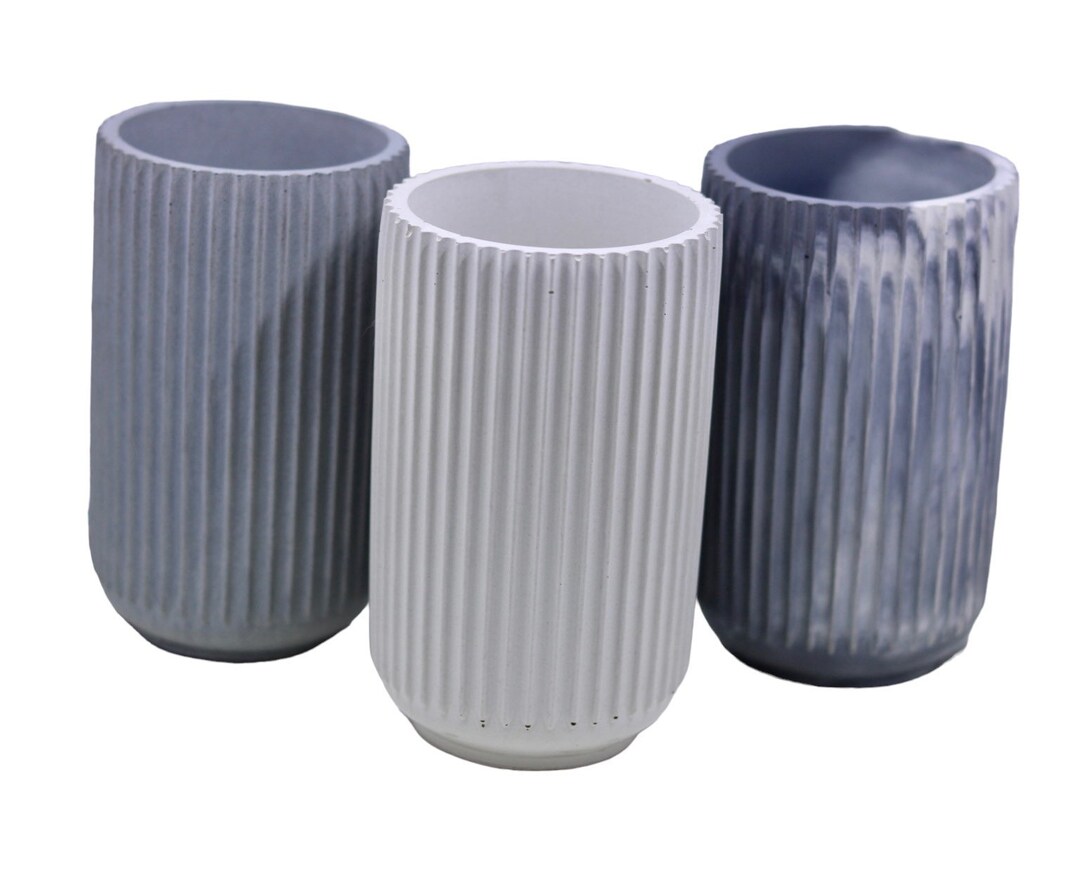 Modern Rigid Concrete Planter - Etsy