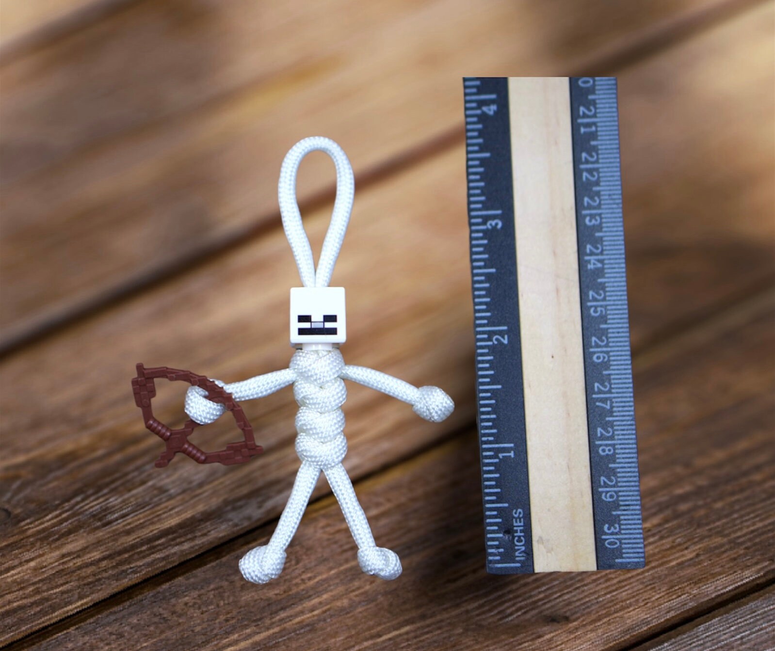 Minecraft Skeleton Paracord Buddy - Etsy