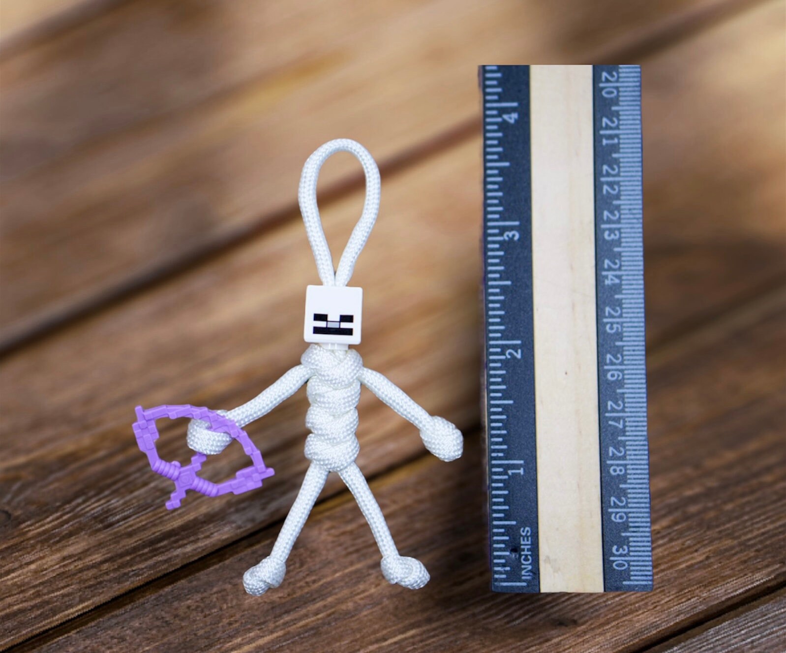 Minecraft Skeleton Paracord Buddy - Etsy