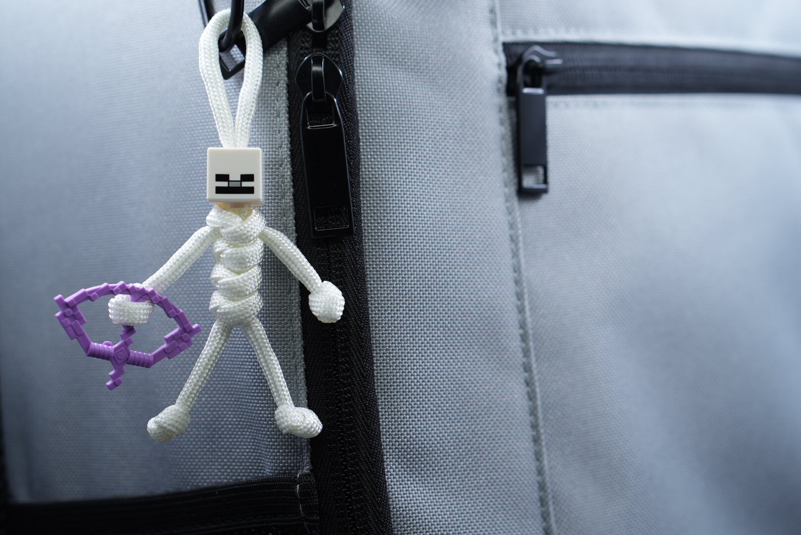 Minecraft Skeleton Paracord Buddy - Etsy