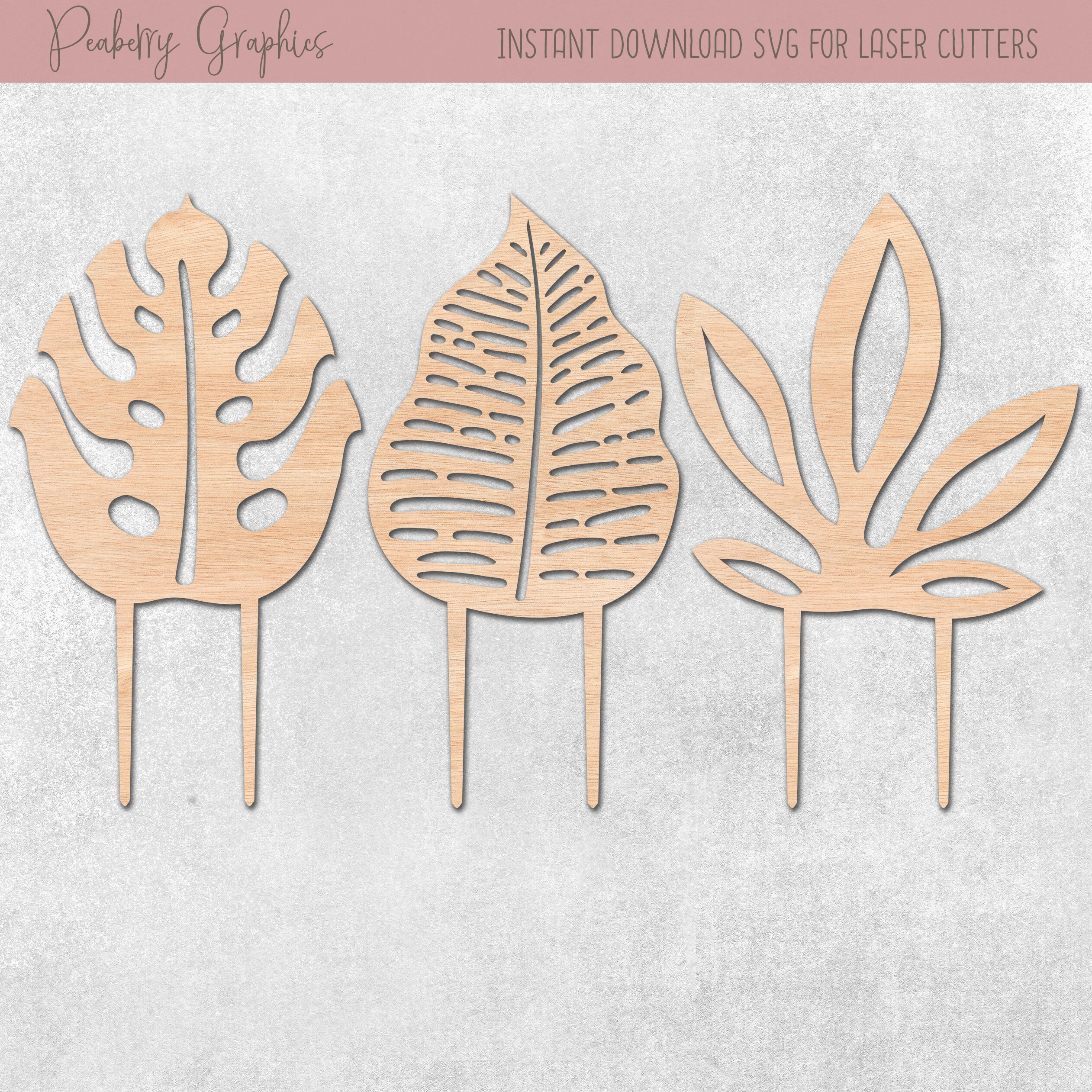 Tropical Plant SVG - Plant Trellis for Indoor Plant - Plant Pot Trellis ...