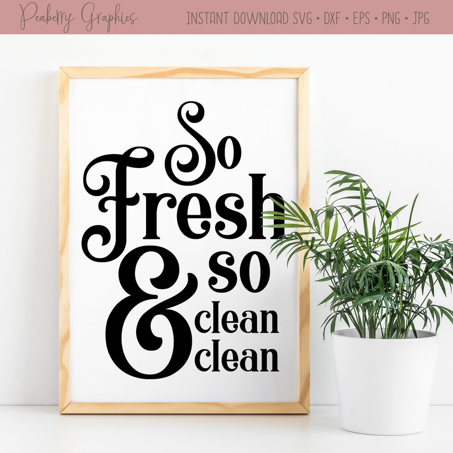 So Fresh SVG - Bathroom Sign Svg - Fresh and Clean Svg - Laser Bathroom ...
