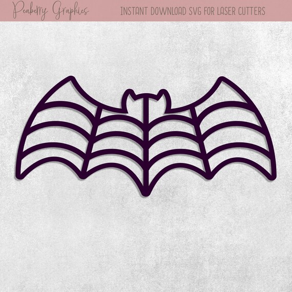 Bat SVG Web Svg Halloween Svg Macrame Bat Laser Cut - Etsy