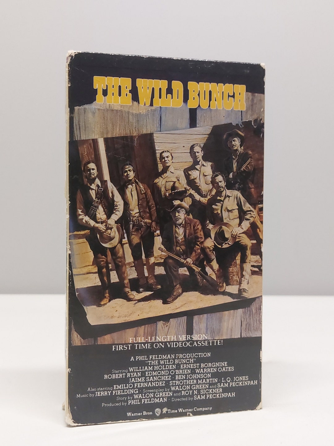 VHS Tape the Wild Bunch 1969 Vintage Retro Movie Collector Video Store ...