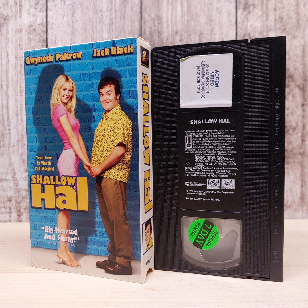 Shallow Hal (2001) | Used VHS Tape | Classic Movie Collectible - Etsy