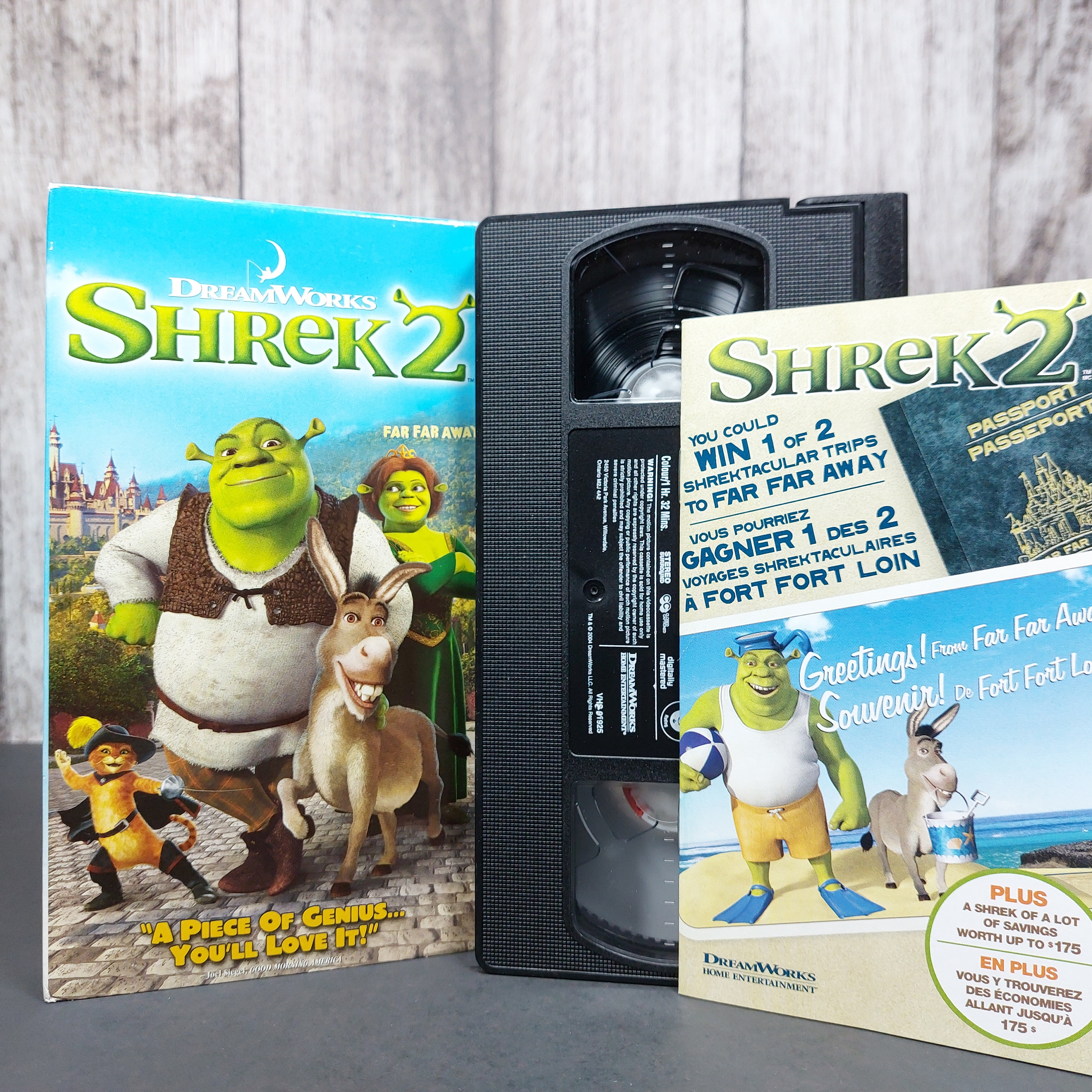 Original VHS Opening And Closing To Shrek UK VHS Tape, 47% OFF