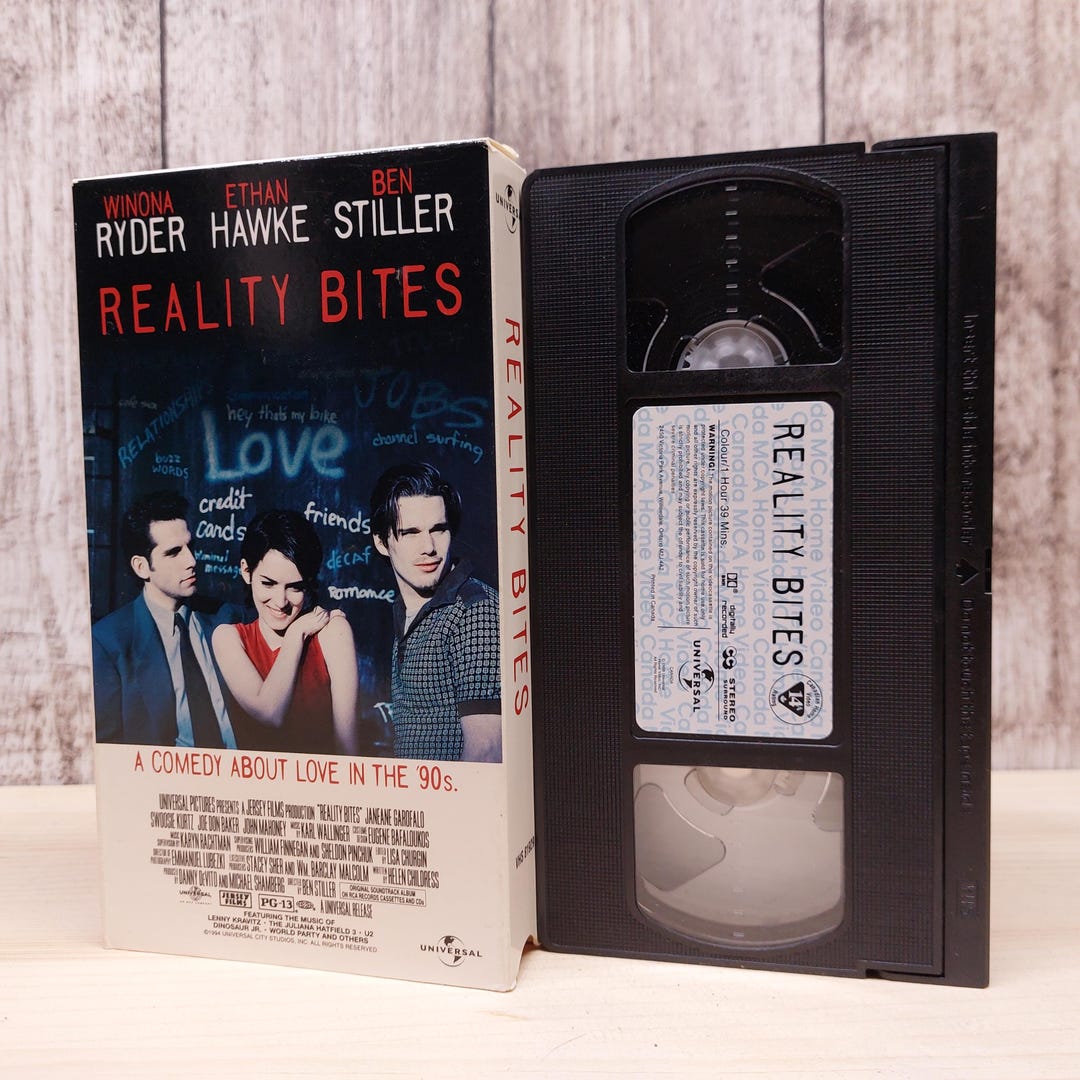 Reality Bites 1994 Used VHS Tape Classic Movie Collectible - Etsy