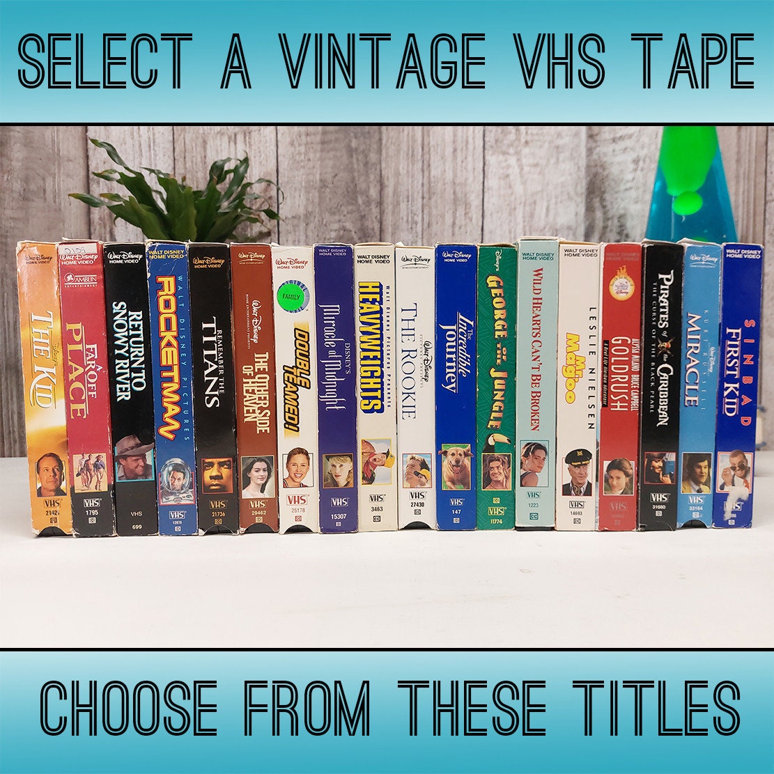 Disney Live Action Movies Select A Vintage Used VHS Tape - Etsy