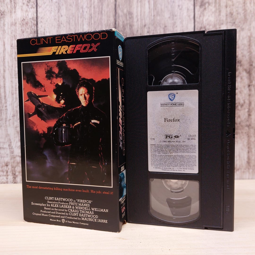 Firefox 1982 Used VHS Tape Classic Movie Collectible - Etsy