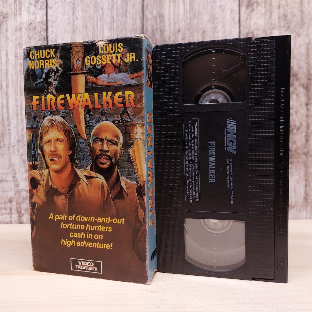 Firewalker (1986) | Used VHS Tape | Classic Movie Collectible - Etsy