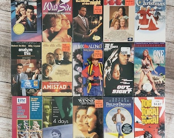 Sealed Vintage VHS Tapes Brand New & Factory Sealed 80s, 90s, 2000s and ...