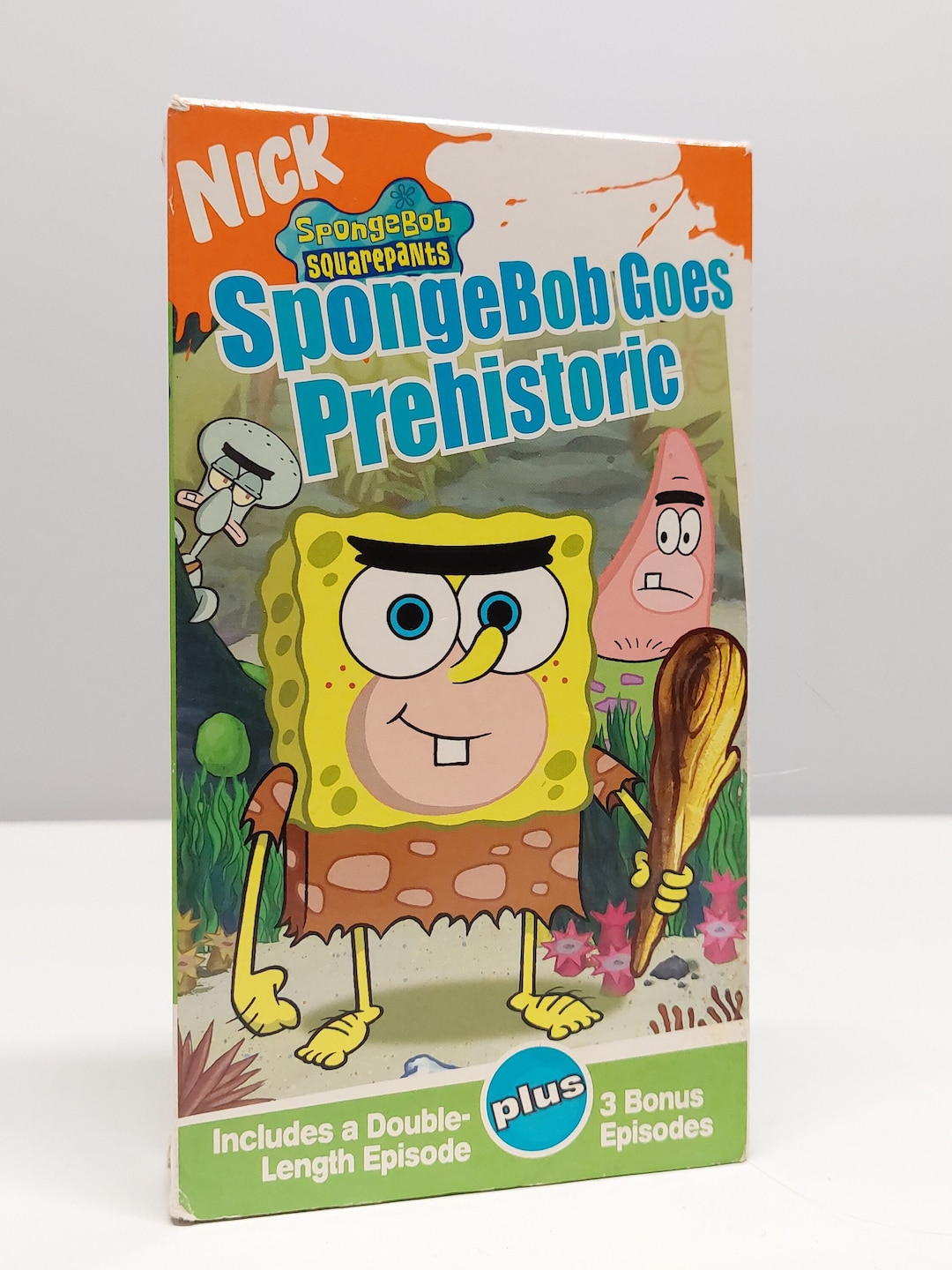 Spongebob Squarepants: Spongebob Goes Prehistoric 2004 VHS Tape Vintage ...