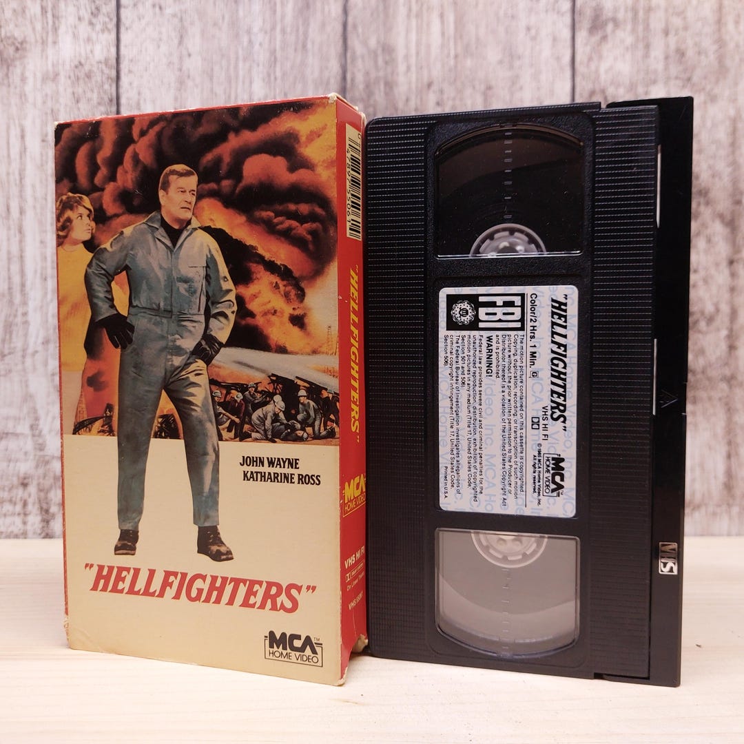 Hellfighters (1968) | Used VHS Tape | Classic Movie Collectible - Etsy