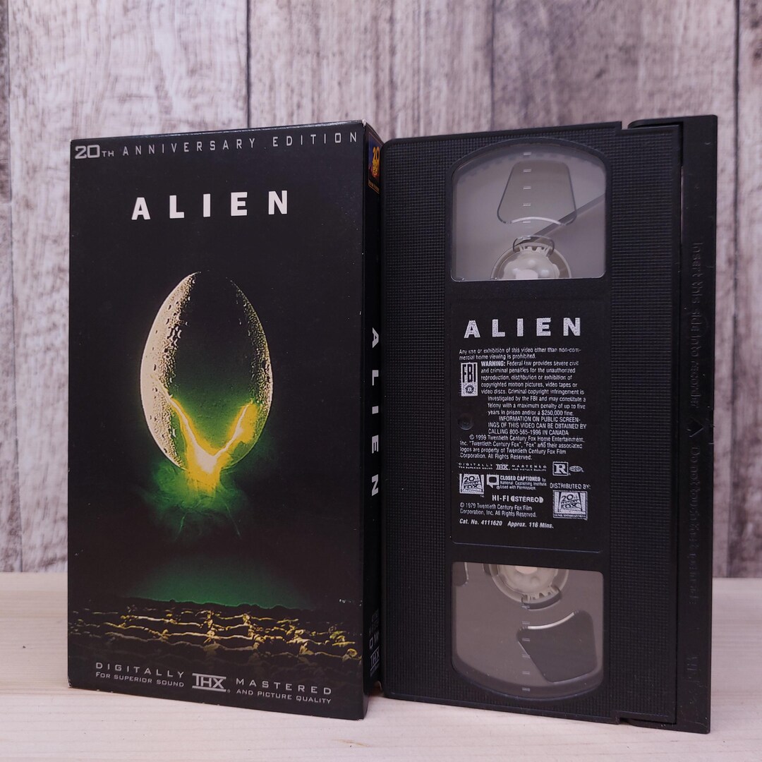 Alien (1979) | Used VHS Tape | Classic Movie Collectible - Etsy UK