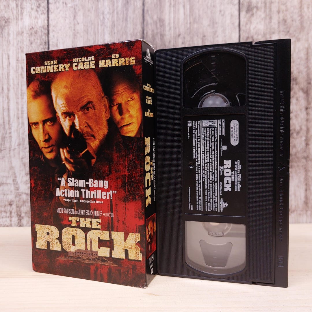 The Rock (1996) | Used VHS Tape | Classic Movie Collectible - Etsy