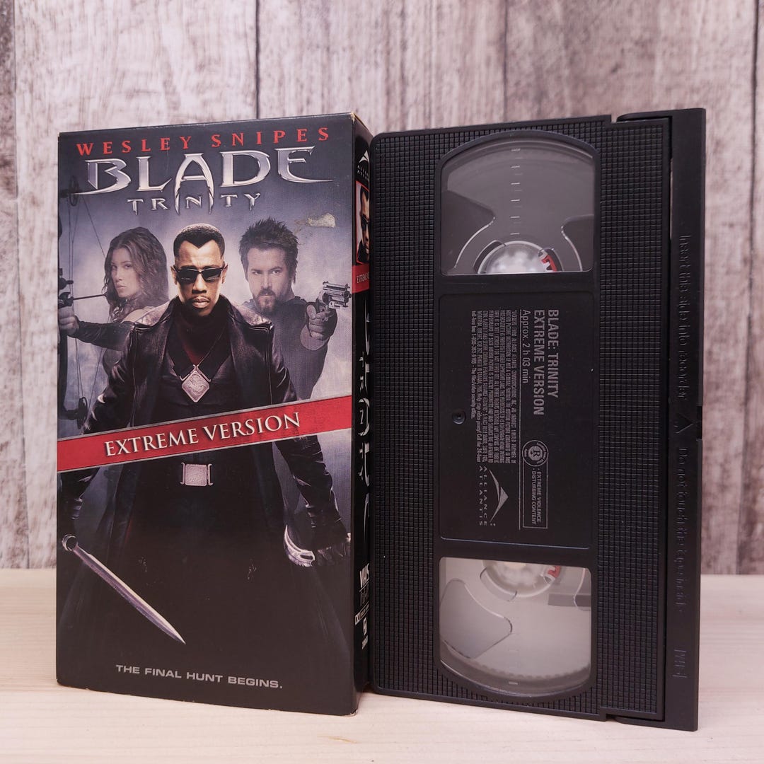 Blade: Trinity (2004) | Used VHS Tape | Classic Movie Collectible - Etsy