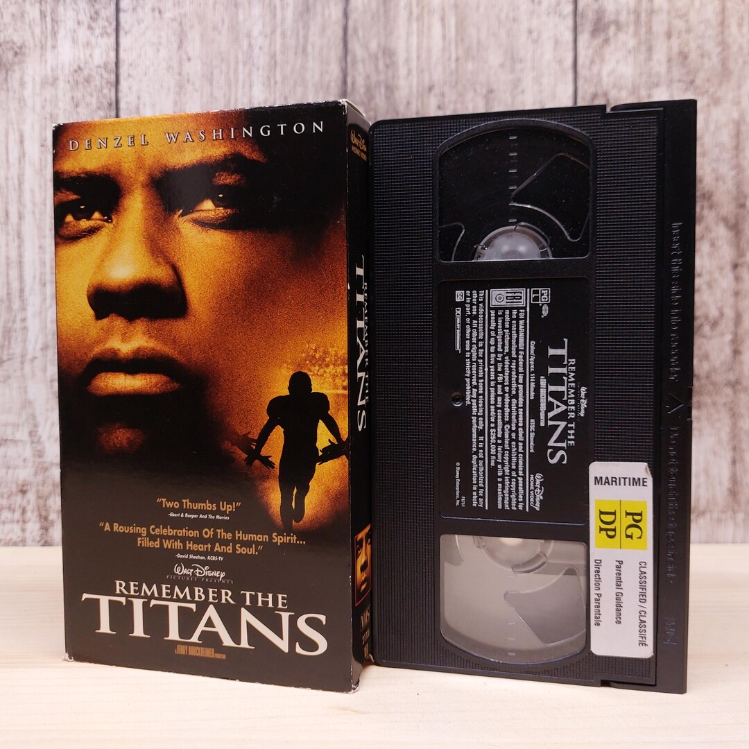 Remember the Titans (2000) | Used VHS Tape | Classic Movie Collectible ...