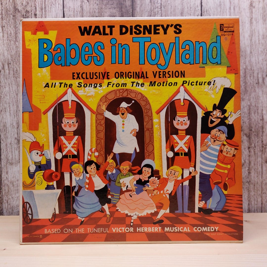 Walt Disney's Babes in Toyland 1961 DQ-1219 Used Vintage Vinyl Record ...