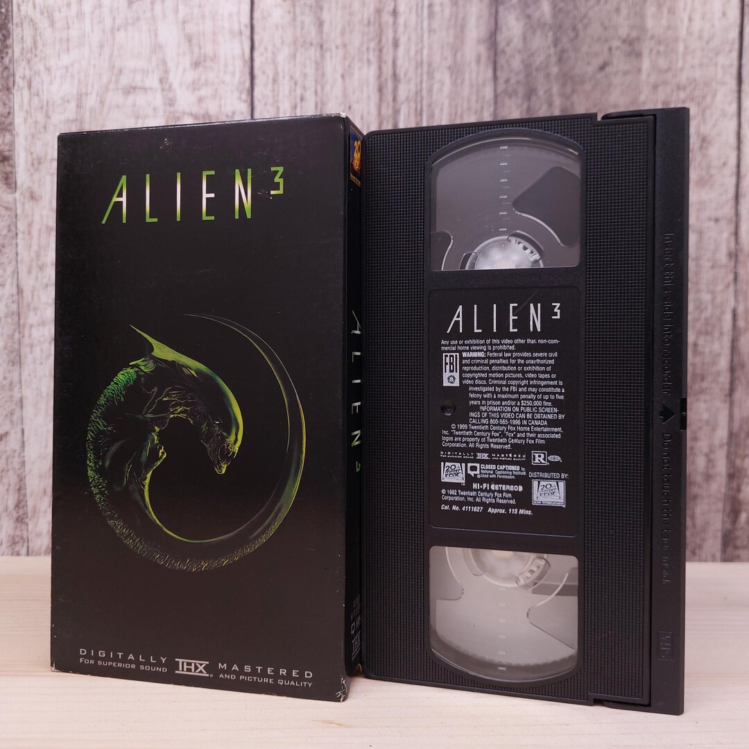 Alien 3 (1992) | Used VHS Tape | Classic Movie Collectible - Etsy