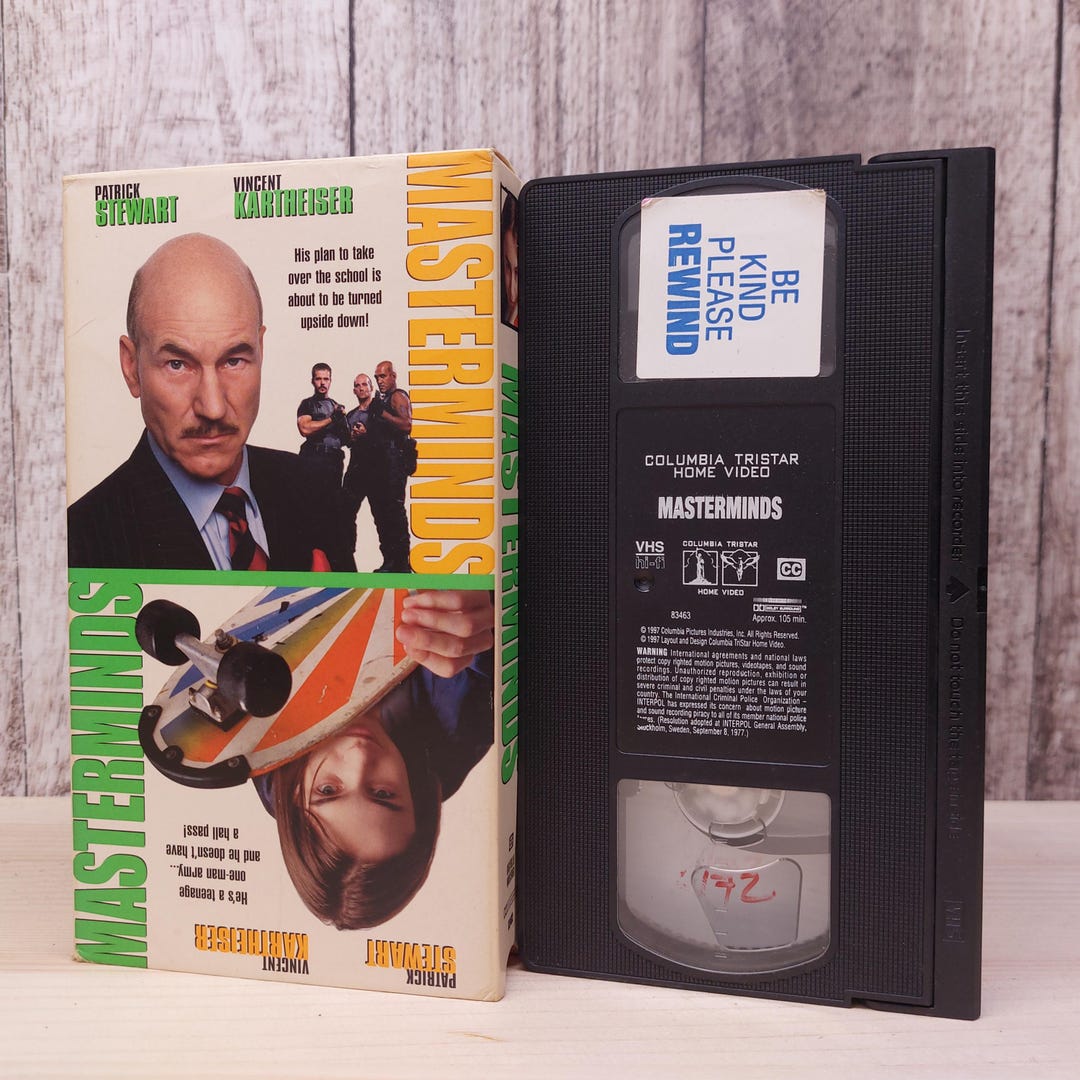 Masterminds (1997) | Used VHS Tape | Classic Movie Collectible - Etsy