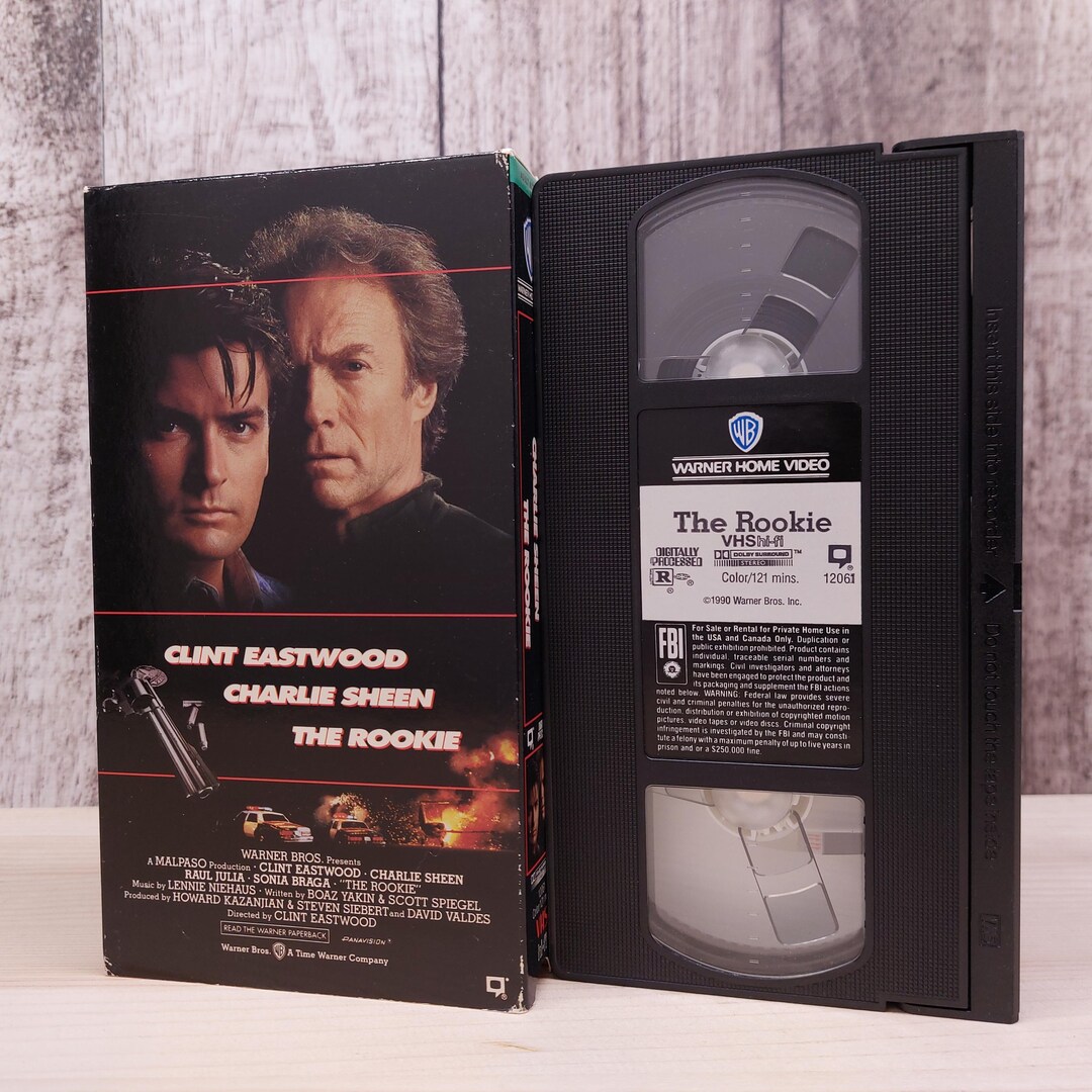 The Rookie 1990 Used VHS Tape Classic Movie Collectible - Etsy