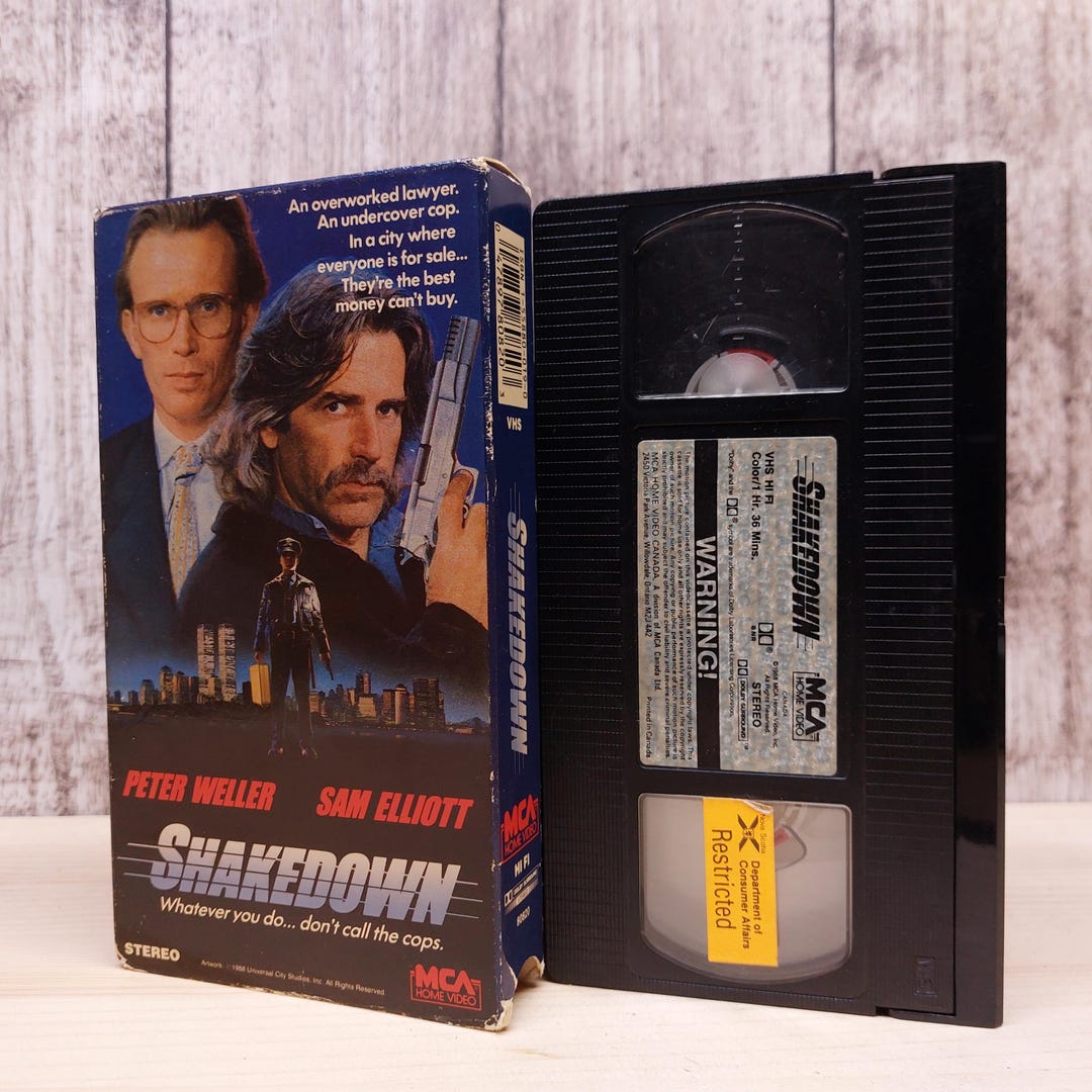 Shakedown (1988) | Used VHS Tape | Classic Movie Collectible - Etsy