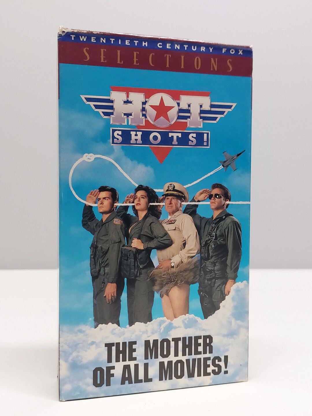 Hot Shots 1991 VHS Tape Vintage Retro Movie Collector Video Store ...
