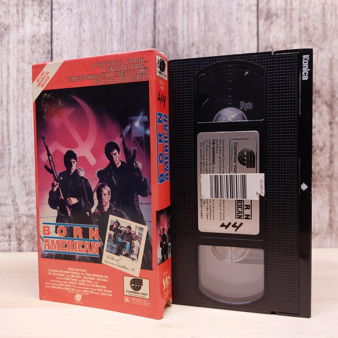 Born American (1986) | Used VHS Tape | Classic Movie Collectible - Etsy