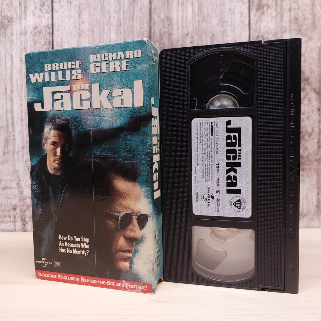 The Jackal 1997 Used VHS Tape Classic Movie Collectible - Etsy