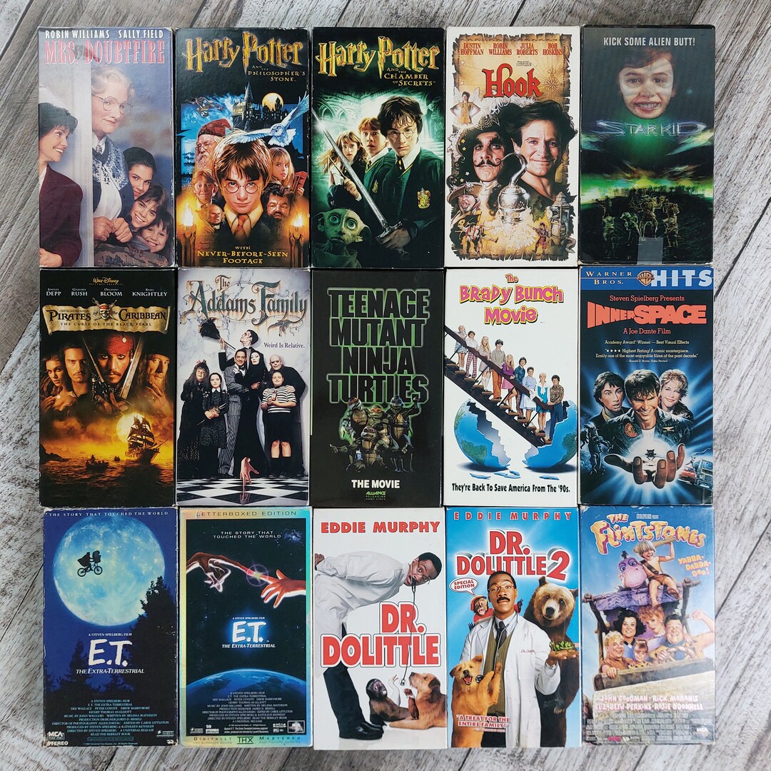 Used VHS Tapes GENRES: Family / Adventure / Drama / Comedy 70s, 80s ...