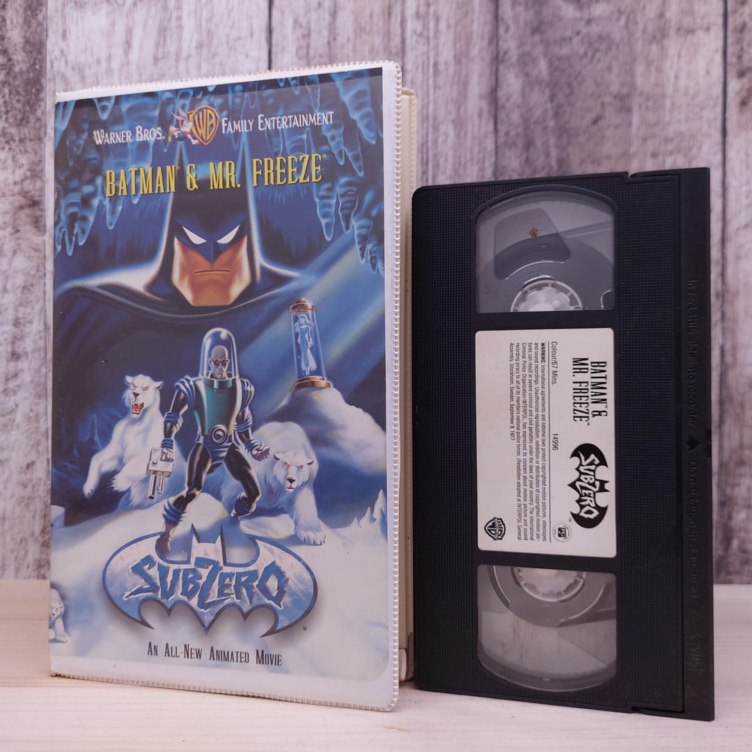 Batman & Mr. Freeze: Subzero (1998) | Used VHS Tape | Classic Movie ...
