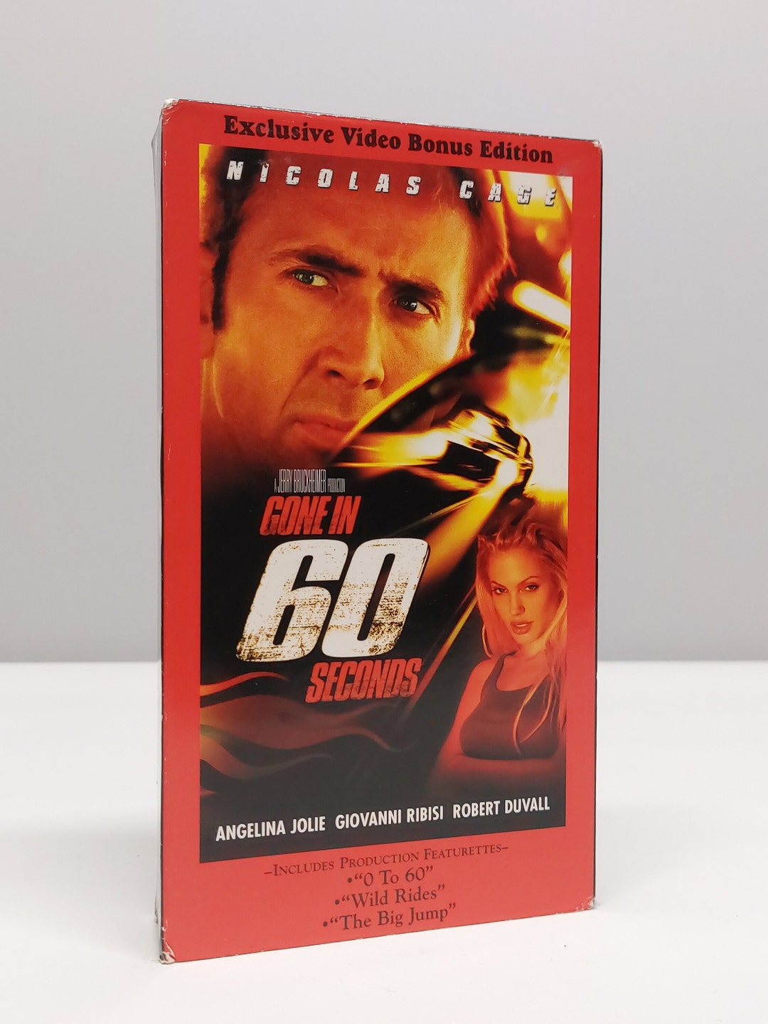 Gone in Sixty Seconds 2000 VHS Tape Vintage Retro Movie Collector Video Store Nostalgia Unique ...