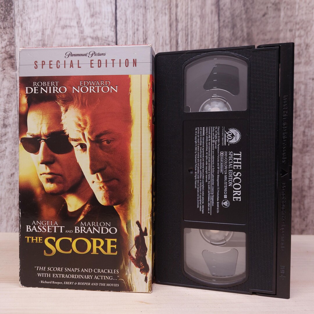 The Score (2001) | Used VHS Tape | Classic Movie Collectible - Etsy