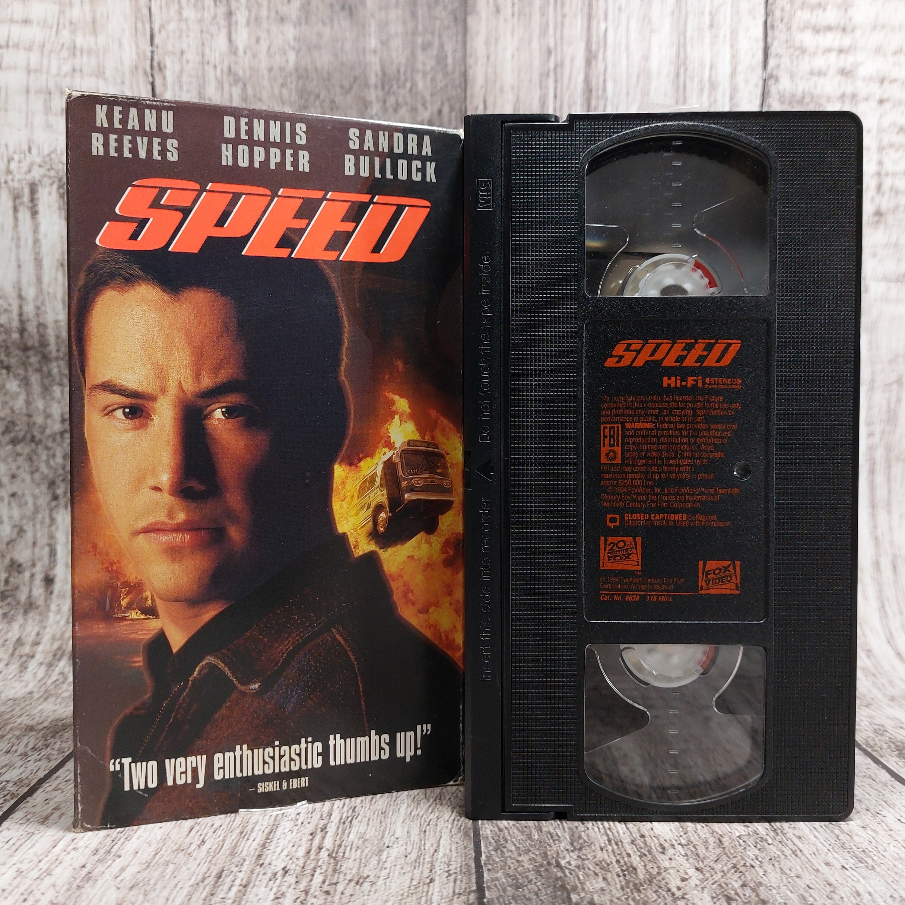 Speed 1994 Vhs