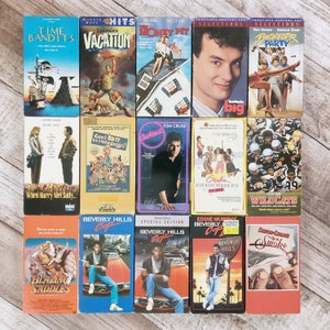 Used Vintage VHS Tapes Comedy Movies 80s and Earlier Collectible Retro ...