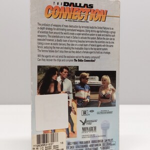 The Dallas Connection 1994 VHS Tape Vintage Retro Movie Collector Video ...