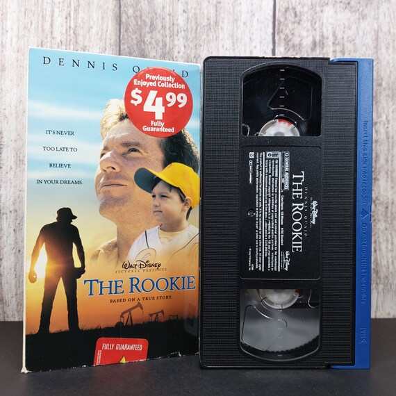 The Rookie 2002 Vintage Used VHS Tape Free Shipping on - Etsy