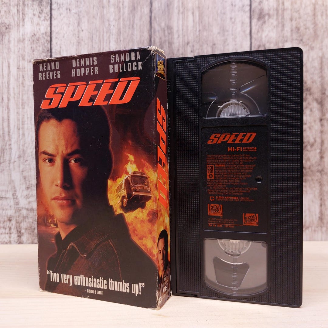 Speed (1994) | Used VHS Tape | Classic Movie Collectible - Etsy