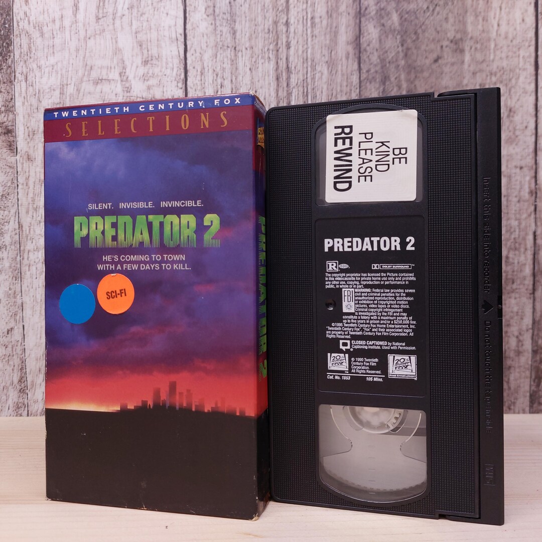 Predator 2 (1990) | Used VHS Tape | Classic Movie Collectible - Etsy UK