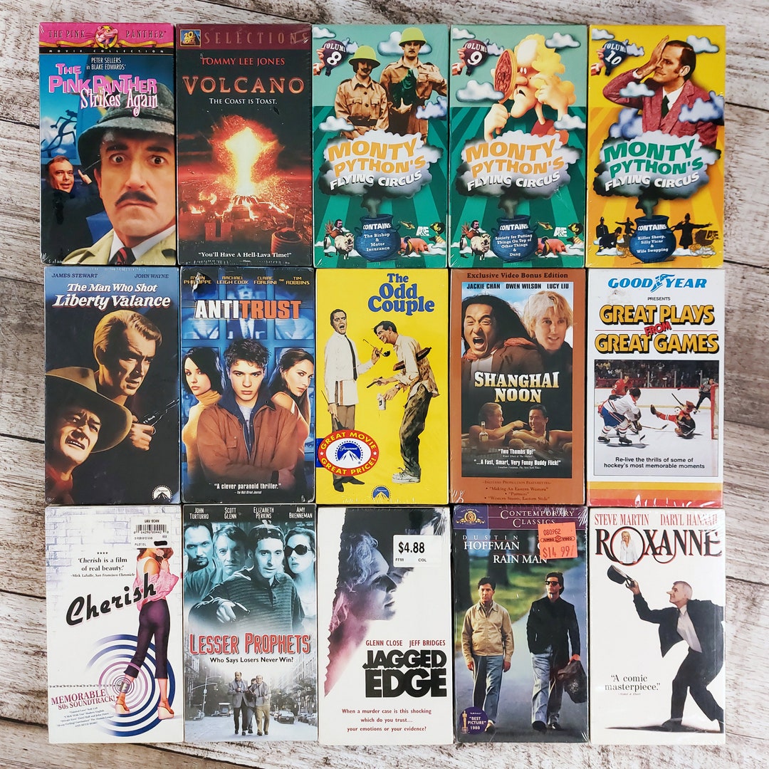 Sealed Vintage VHS Tapes Brand New & Factory Sealed 80s, 90s, 2000s and ...