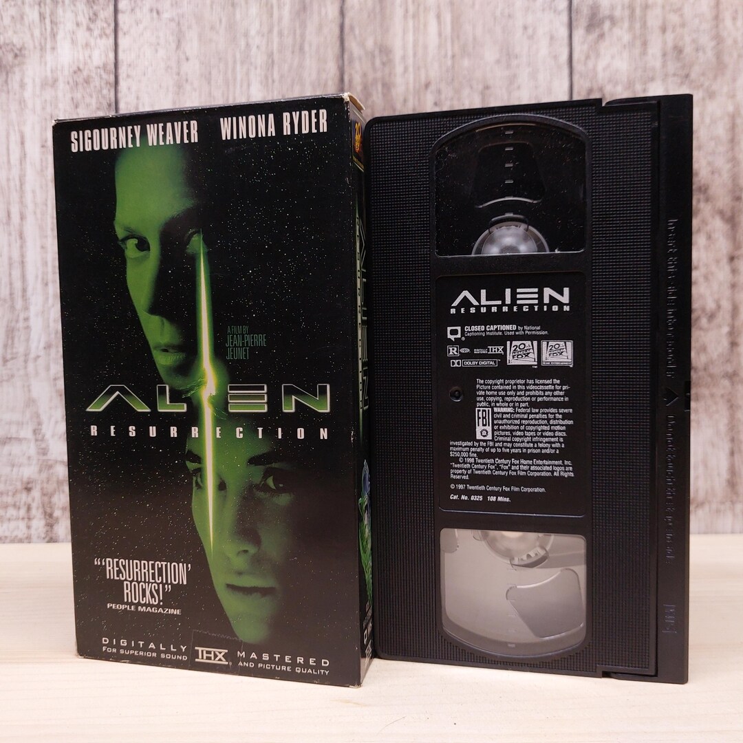 Alien Resurrection (1997) | Used VHS Tape | Classic Movie Collectible ...