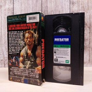 Predator 1987 Used VHS Tape Classic Movie Collectible - Etsy