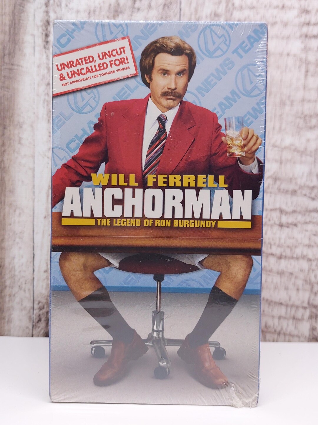 Anchorman: the Legend of Ron Burgundy (2004) Brand New / Factory Sealed Vintage VHS Tape ...
