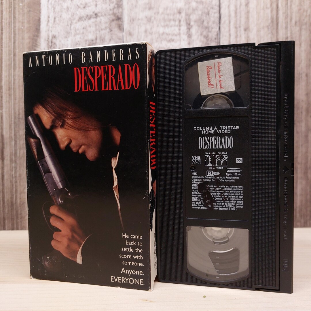 Desperado 1995 Used VHS Tape Classic Movie Collectible - Etsy