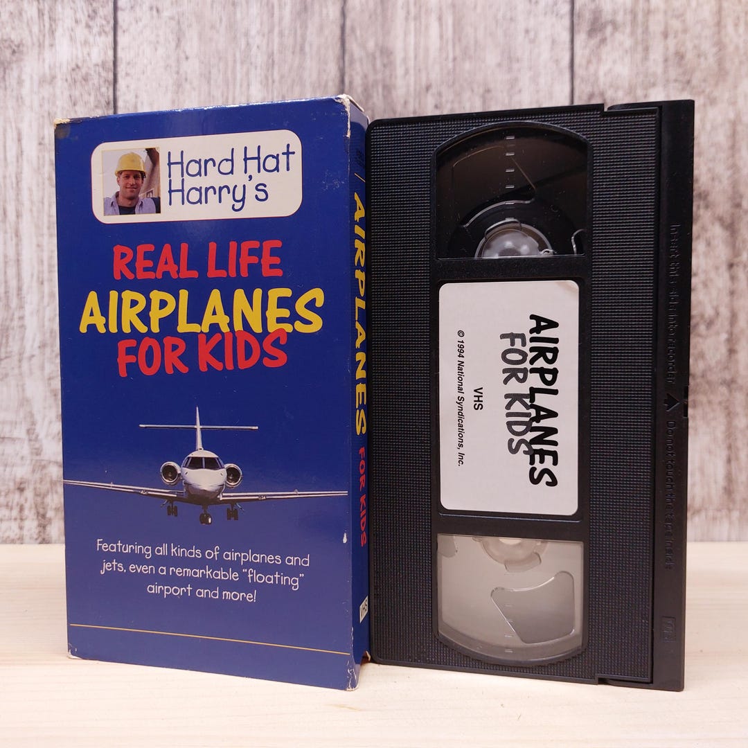 Hard Hat Harry's - Real Life Airplanes for Kids (1994) | Used VHS Tape ...
